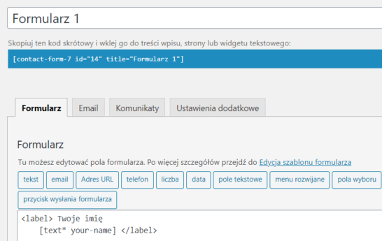 Jak dodać formularz kontaktowy WordPress? » Domenomania.pl