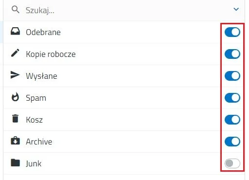 Jak zarządzać folderami w webmail Roundcube? » Domenomania.pl